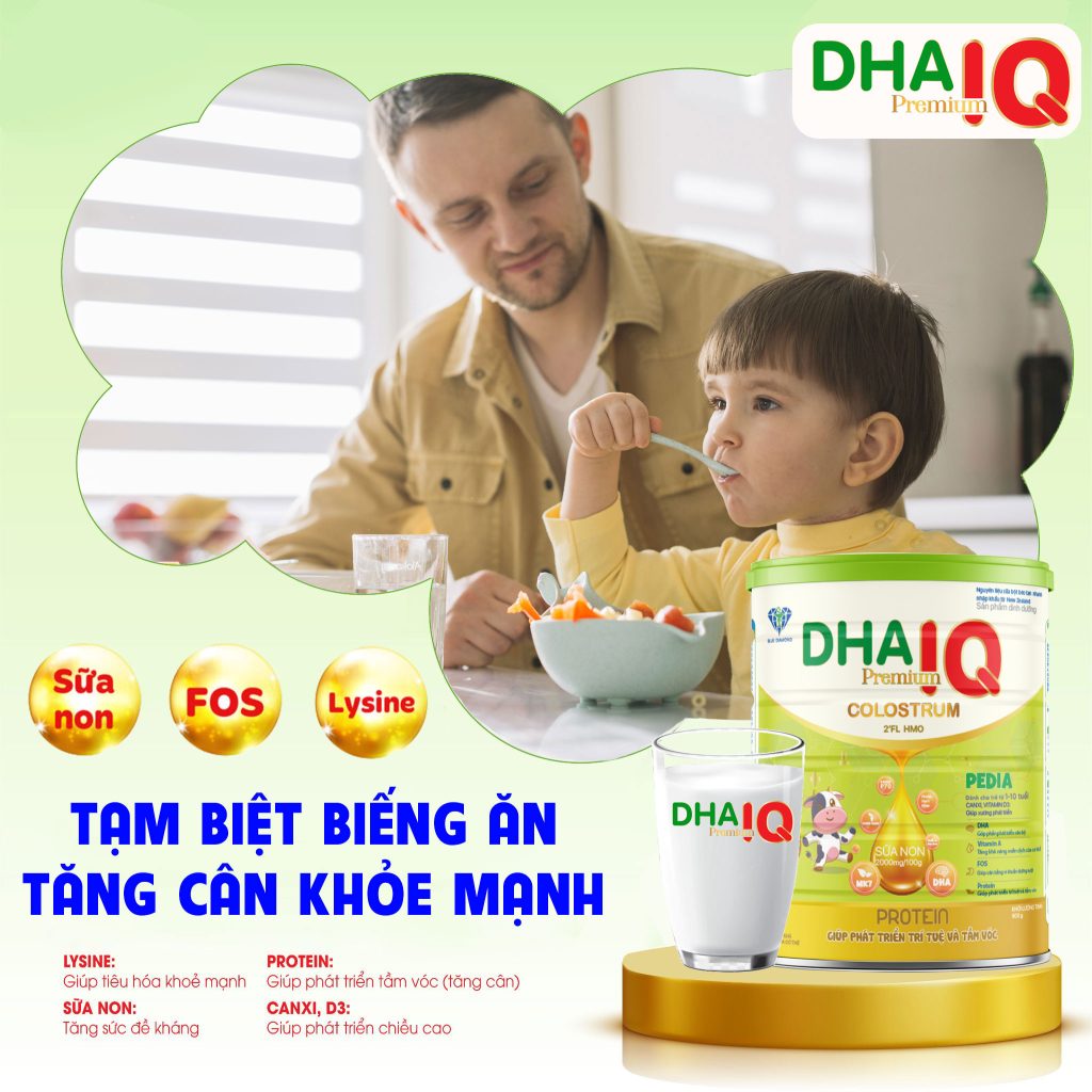 Sữa DHA IQ Pedia - Công ty CP Dược phẩm BLUE DIAMOND Việt Nam